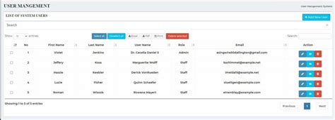 How To Download Pdf Excel Csv Or Print Data From Tables In Laravel Dev Community