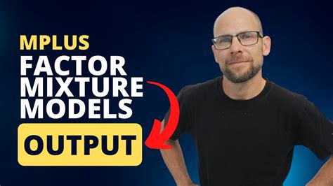 Factor Mixture Model Mplus Output Youtube