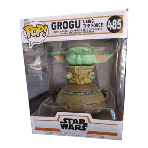 Funko Pop Deluxe Star Wars Meditating Grogu Using The Force 485 Large