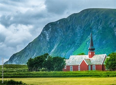 Flakstad Church Exquisite Xvii Centure Baroque Masterpiece In The