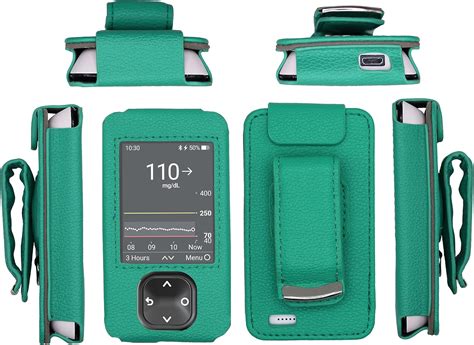 Fitted Leather Case W Screen Protector Lanyard Included For Dexcom G7 G6