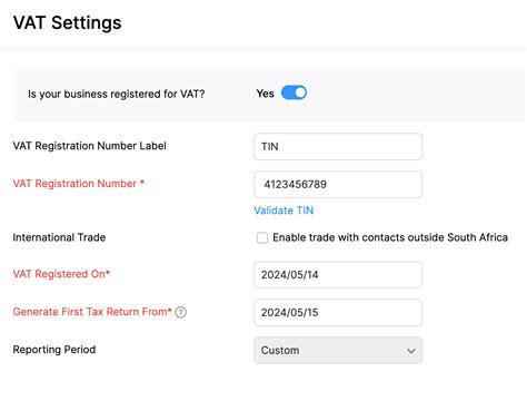 Vat Settings Help Zoho Books