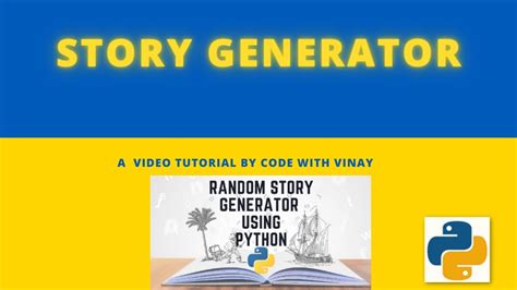 random story generator in python python project for beginners youtube
