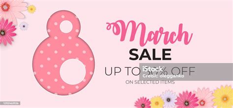포스터 인터내셔널 해피 우먼스 데이 8 3월 8일 인사말 카드 판매 배너 벡터 일러스트 Eps10 계절에 대한 스톡 벡터 아트 및 기타 이미지 Istock