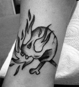 49 Awesome Flaming Skull Tattoo Designs With Meanings And Ideas Body