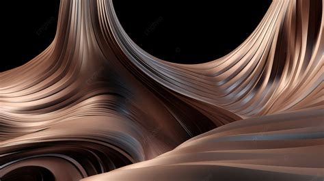 초현실적인 빈 공간을 배경으로 밝은 색상의 반짝이는 파도를 부드럽게 만드는 미래형 구조물 기술 물결 연결선 기술 기하학적 배경 일러스트 및 사진 무료 다운로드