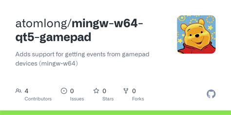GitHub Atomlong Mingw W64 Qt5 Gamepad Adds Support For Getting