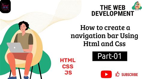 How To Create A Navigation Bar Using Html And Css Part 01 The Web