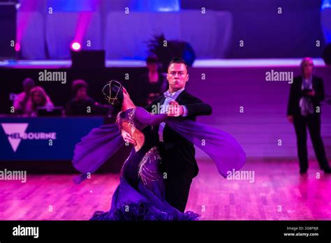 Australian Ballroom Dancers Yuri Stroungis And Jacinda Milczakowasky