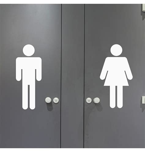 코이핀즈 큰 남자 여자 표시 심플 픽토그램 화장실 스티커 티몬