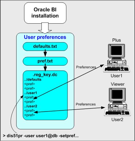 Managing Oracle Bi Discoverer Preferences