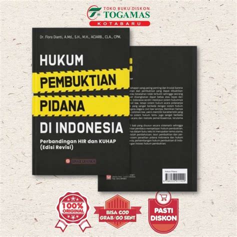 Jual Hukum Pembuktian Pidana Di Indonesia Dr Flora Dianti Di Seller