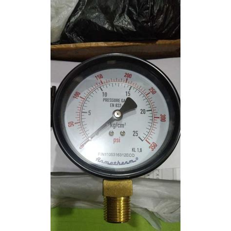 Manometer Pressure Gauge 350 Psi Iron Shopee Philippines