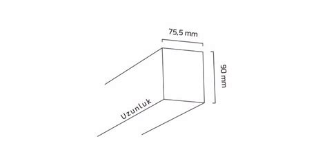 Goya 26 Watt Samsung Ledli Dekoratif Sarkıt Linear Armatür 60cm Gy 8034 60
