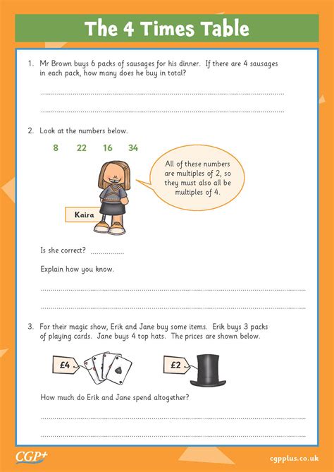 The 8 Times Table Problems Year 3 Cgp Plus