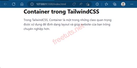 Container Trong Tailwind Css Tính Năng Tạo Layout Dễ Dàng Container Trong Tailwind Css Tính Năng Tạo Layout Dễ Dàng