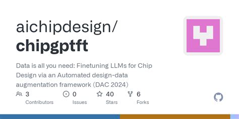 Github Aichipdesignchipgptft Data Is All You Need Finetuning Llms