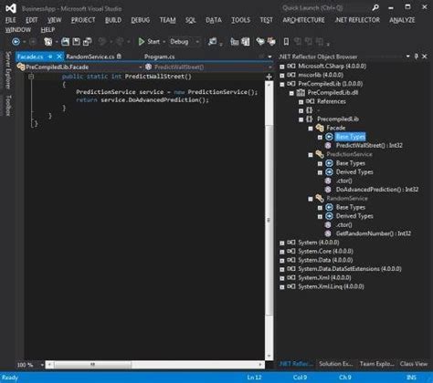 Stepping Through The Precompiled Assemblies With Net Reflector Infoq