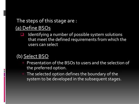 Ppt Business System Option Bso And Technical System Optiontso