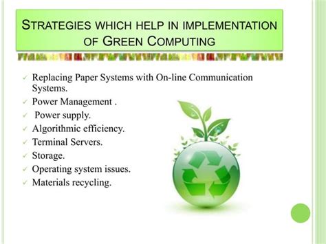 Green Computing Ppt