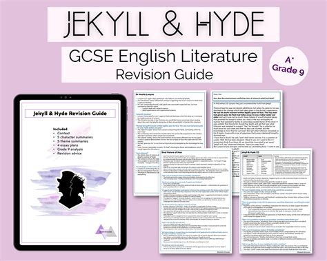 Jekyll And Hyde English Literature GCSE Revision Guide Study Notes Grade 9 Analysis
