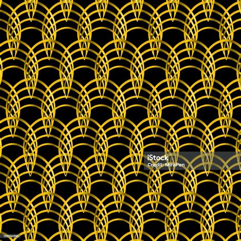 선형 골드 지오메트리 아르 데코 패턴입니다 빈티지 장식 기하학적 배경 0명에 대한 스톡 벡터 아트 및 기타 이미지 0명 골동품 광란의 20년대 Istock