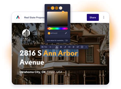 Create Interactive Real Estate Collateral Qwilr