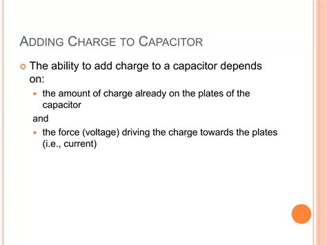 Eee Introduction To Capacitors And Charging And Discharging Of