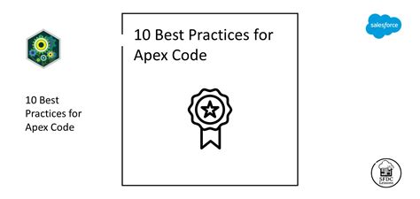 Best Practices For Apex Code