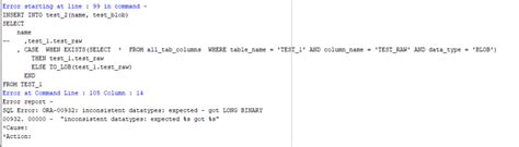 How To Insert Value Using Case When And Tolob Oracle Forums