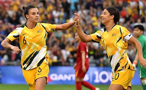 Chloe Logarzos Heartbreaking Tv Moment After Matildas Make History At