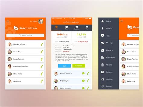 Latest Free Mobile App Ui Psd Designs Css Author