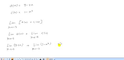 Solveduse A Table Of Values To Evaluate Each Limit Compare Each