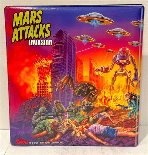 2013 Mars Attacks Invasion Empty Trading Card Album Binder Topps