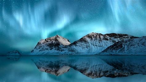 ノルウェー、aurora Borealis、lofoten、2018、bing、壁紙プレビュー