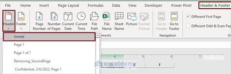 How To Remove A Header In Excel Methods ExcelDemy