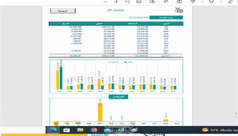 اعداد برنامج لضبط الموازنة التقديرية والمبالغ الفعلية مستقل