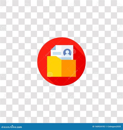 Personal File Icon Sign And Symbol Personal File Color Icon For Website Design And Mobile App