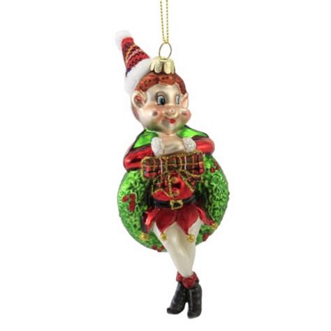 Pixie Ornament One Ornament 5 75 Inch Glass Christmas T Elf