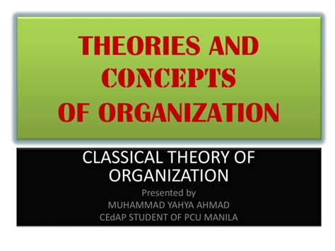 Classical Theory