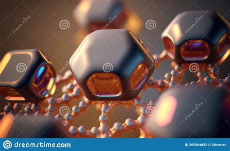 Microscopik View Of A Nanorobot Futuristic Concept Of Nanoid Robotics Nanotechnology Close Up