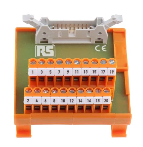 Rs Pro Rs Pro Contact Interface Module Idc Connector Din Rail Mount A Rs