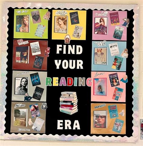 Taylor Swift Inspired Taylor Swift Book Library Bulletin Board School Library Bulletin Boards