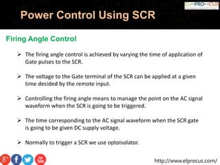 Understanding SCR Power Controls And Types Of SCR Firing PPTX Operating Systems Computer