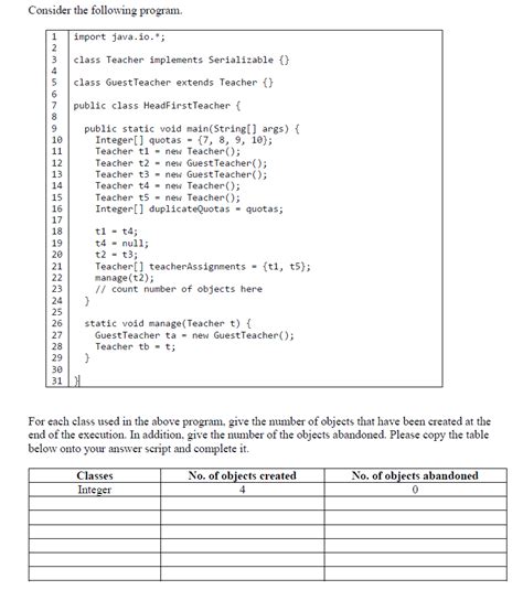 Solved Consider The Following Programimport Class