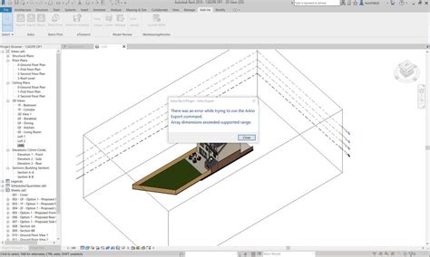 Array Dimensions Exceed Supported Range When Exporting To Arkio
