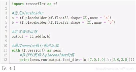 Tensorflow中的placeholder及用法tensorflow25 Placeholder 库 Csdn博客