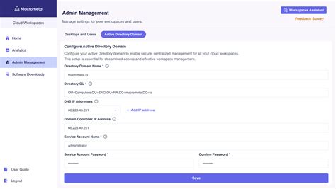 Workspace Management Admin Guide Macrometa