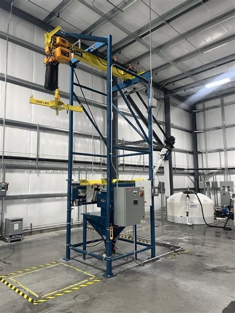 Flexicon Bfc C Bulk Bag Unloader System With Incline Screw Conveyor And