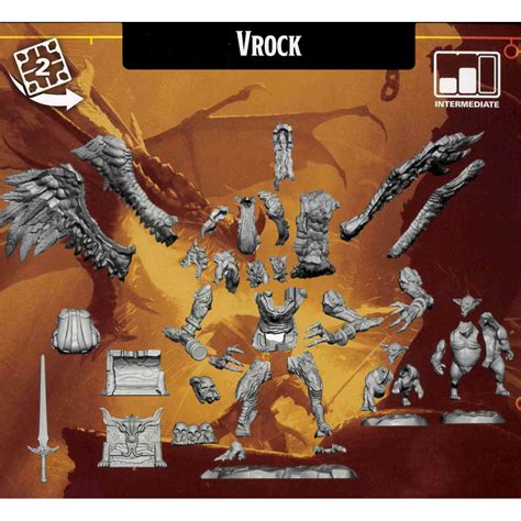 Dandd Frameworks W2 Vrock Tabletop Miniatures Miniature Market